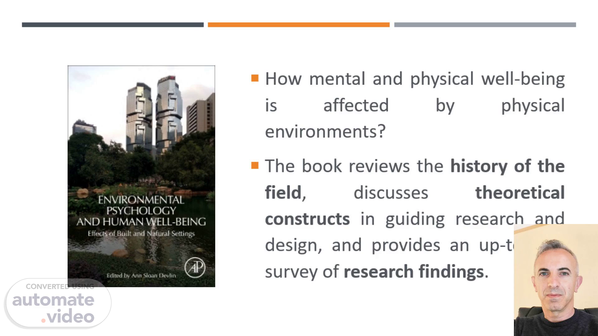 ENVIRONMENTAL PSYCHOLOGY | Automate.video