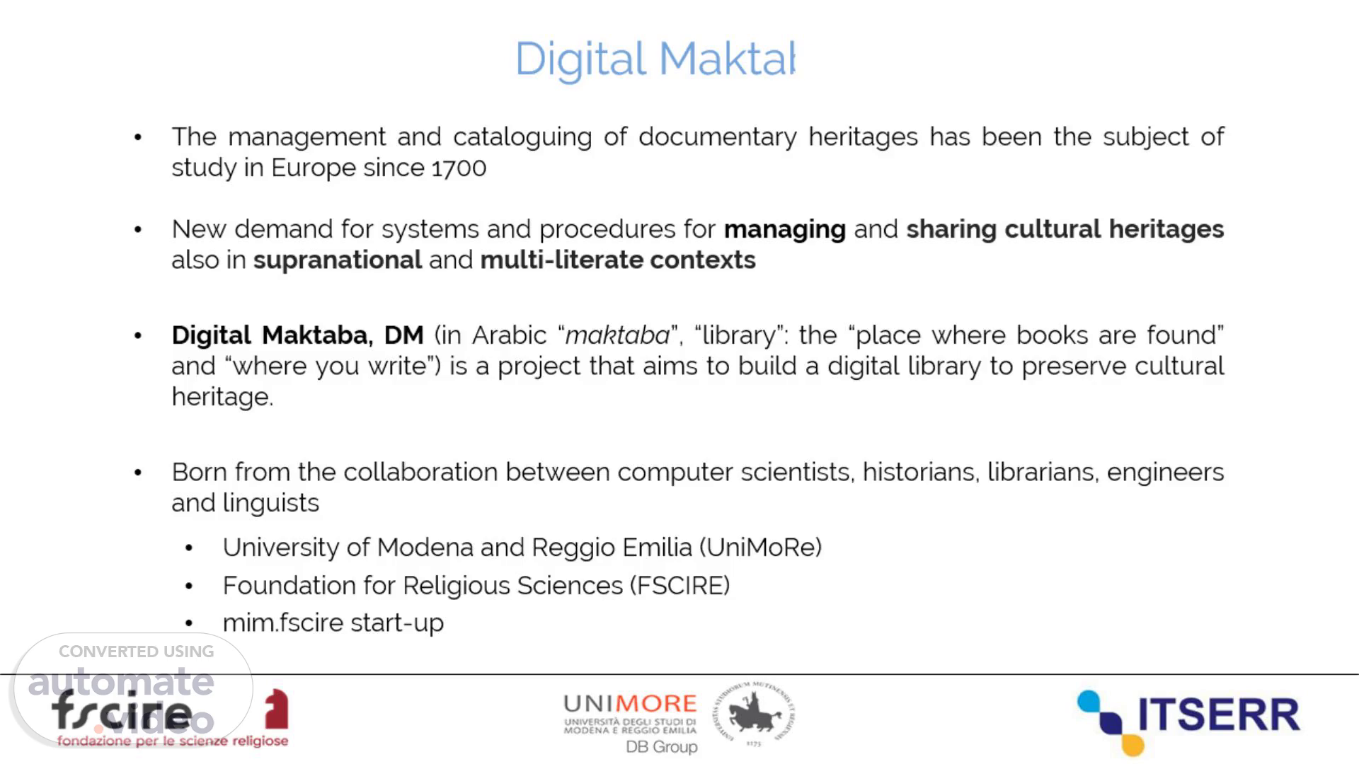 PowerPoint Presentation | Automate.video
